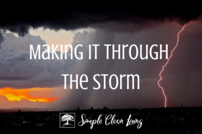 Making It Through the Storm - Simple Clean Living